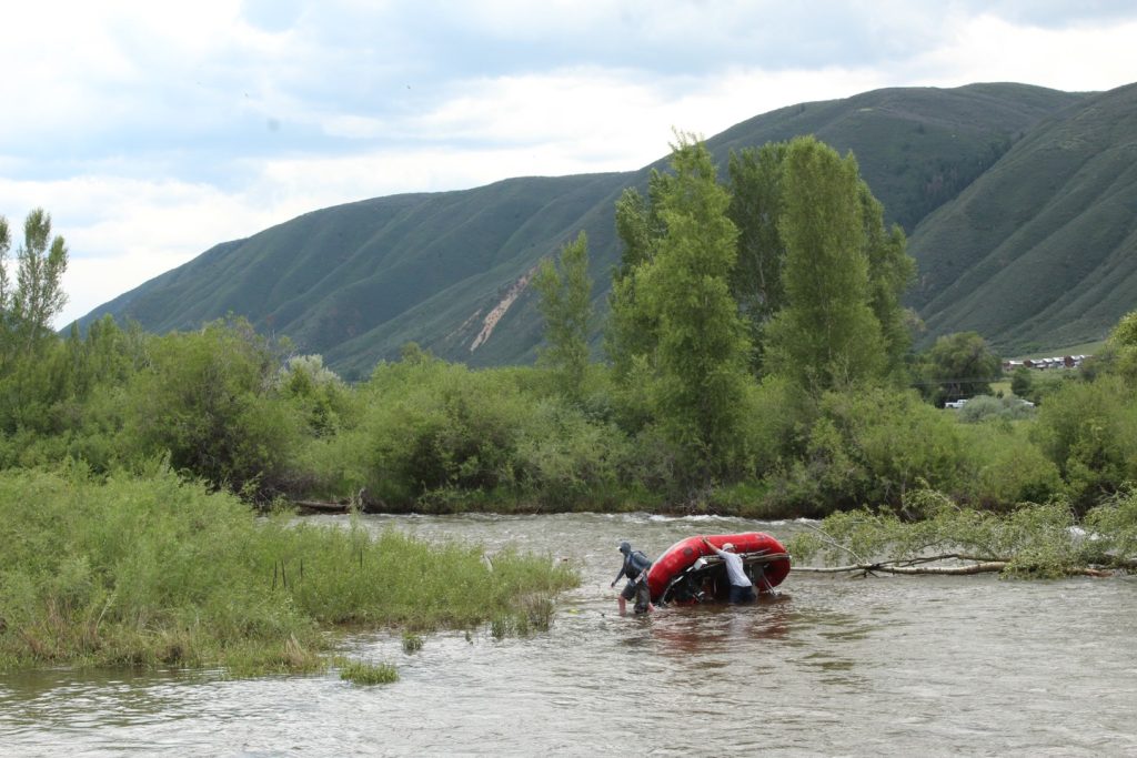 3 safe after raft flips over in Roaring Fork River on Wednesday morning ...