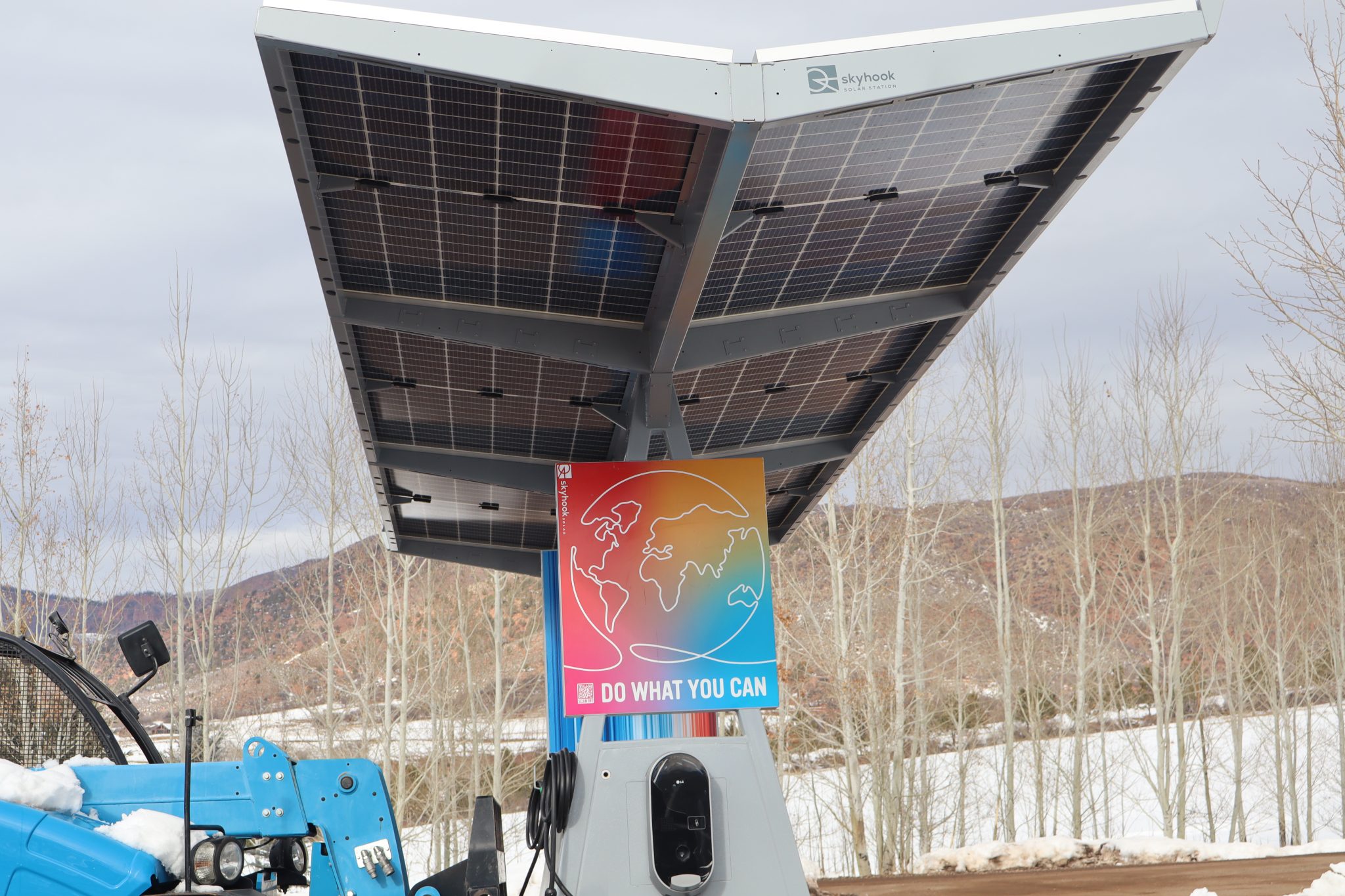 Solar-powered electric vehicle station replaced at Aspen Community ...