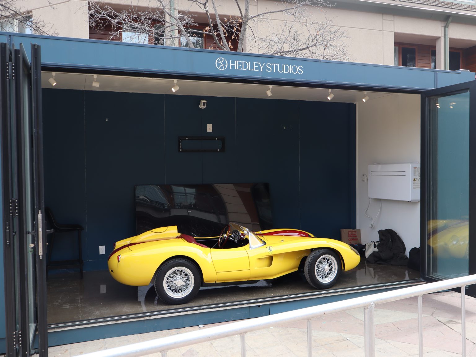Electric classic car replicas cruise through Aspen’s Gondola Plaza ...