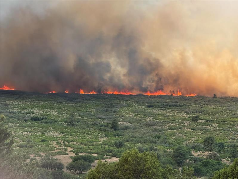 Wildfire in western Colorado balloons to 8,140 acres overnight with ...
