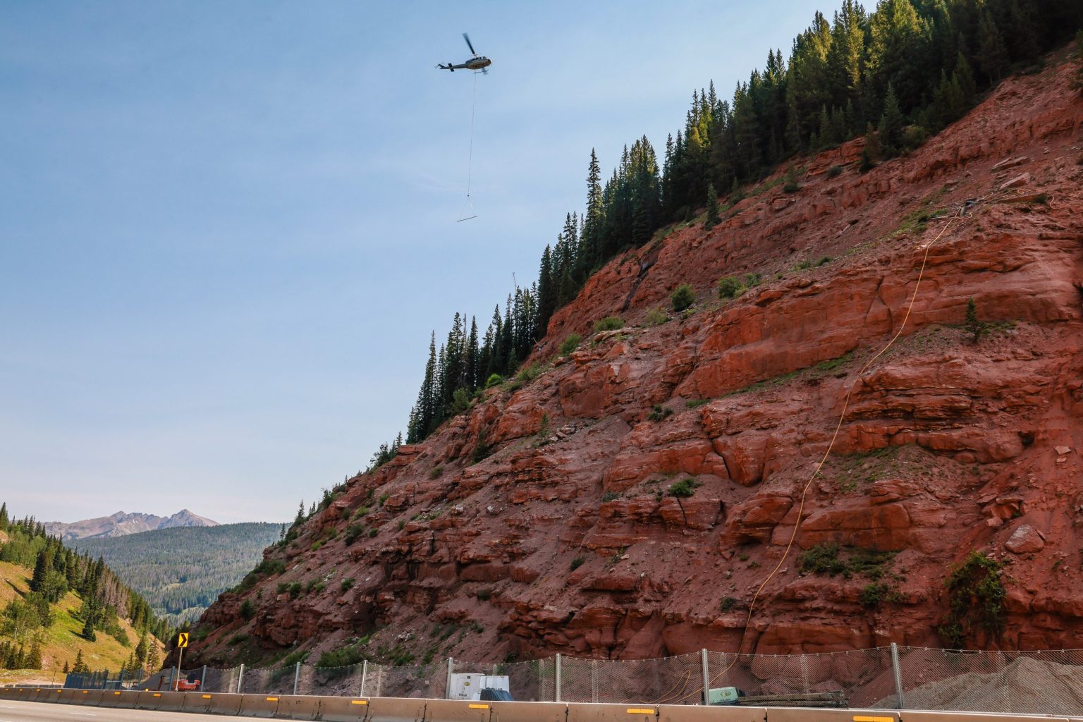 New rockfall fence on Vail Pass will be first of its kind in Colorado ...