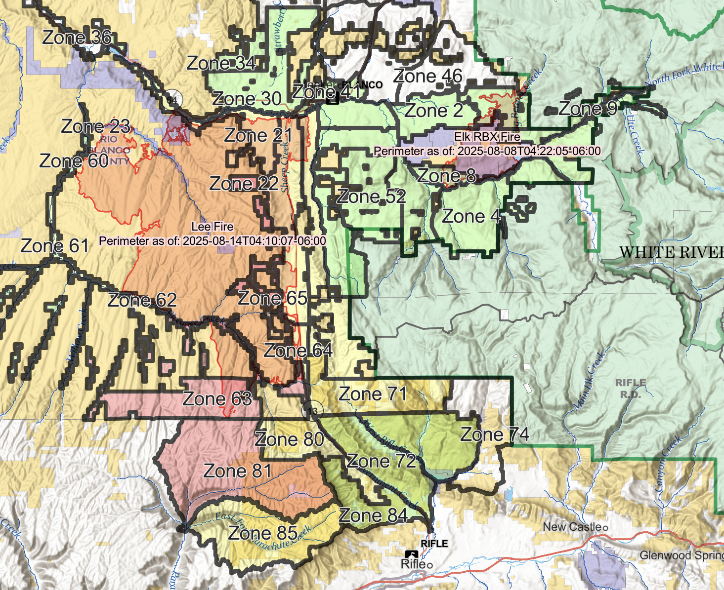 Elk Fire fully contained; Lee Fire nears size of Colorado’s fourth ...