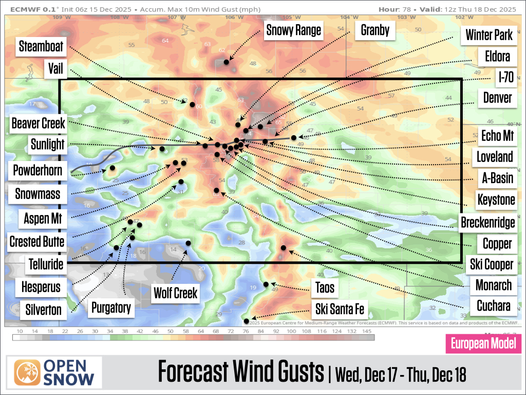 Snow returns to Colorado’s mountains this week, but wind and warmth ...