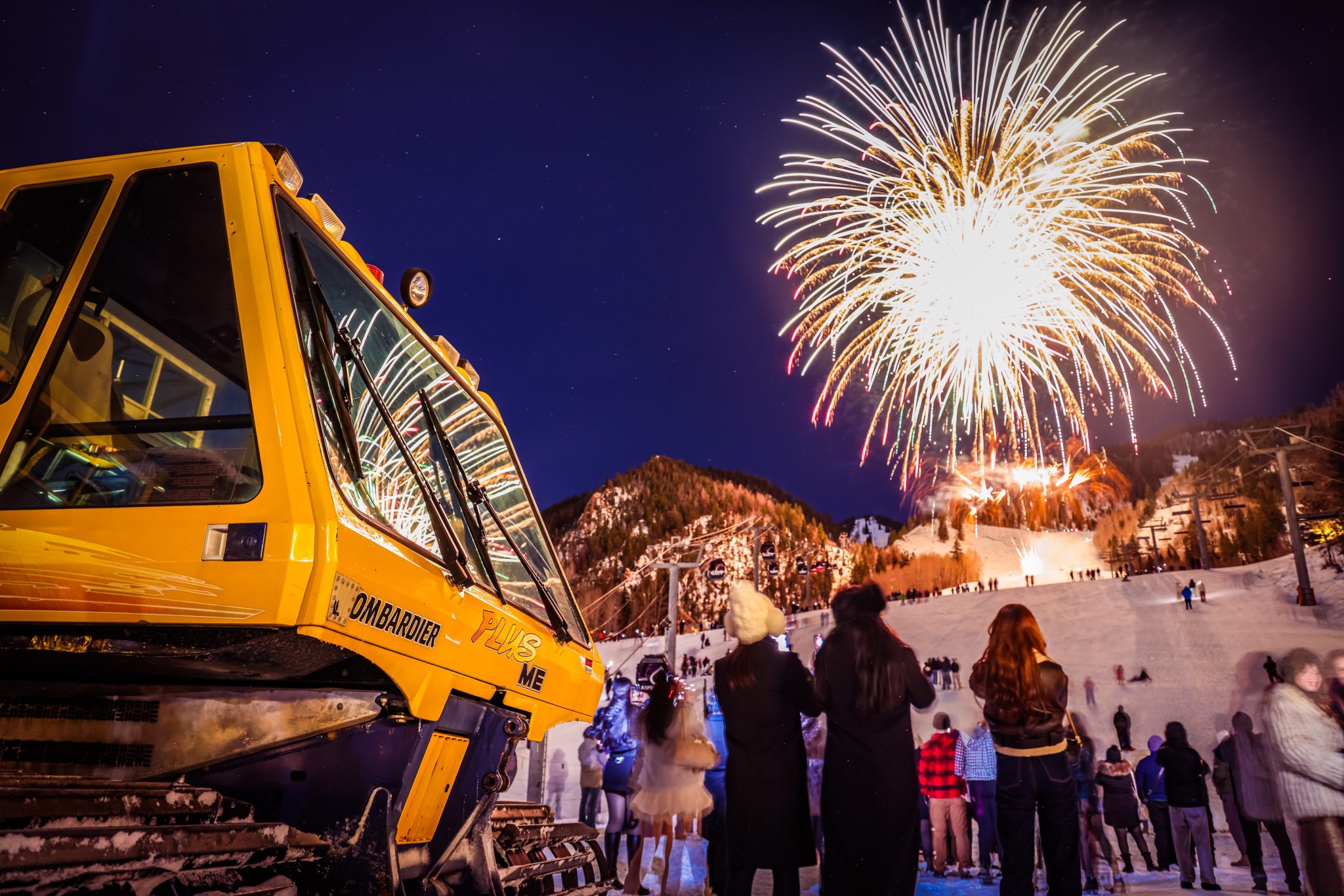 PHOTOS: Fireworks help bring the New Year to Aspen Mountain ...