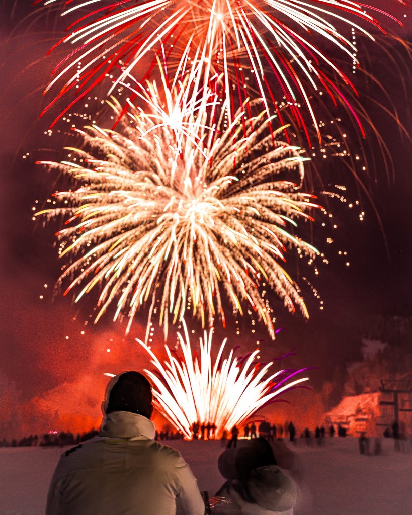 PHOTOS: Fireworks help bring the New Year to Aspen Mountain ...