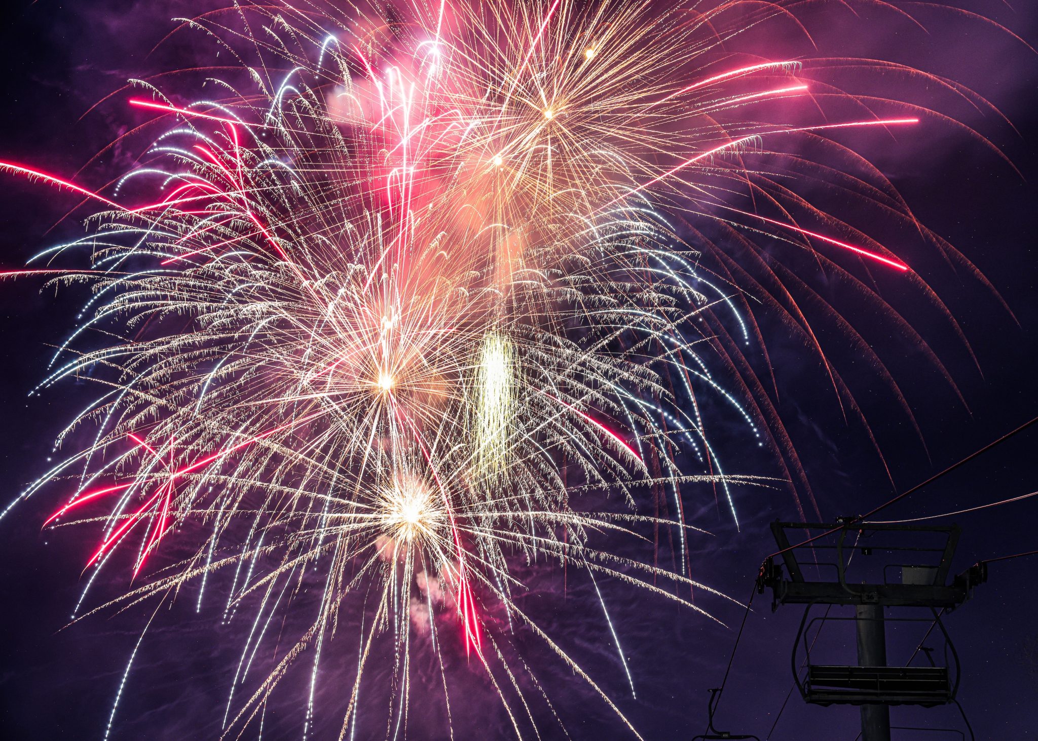 PHOTOS: Fireworks help bring the New Year to Aspen Mountain ...
