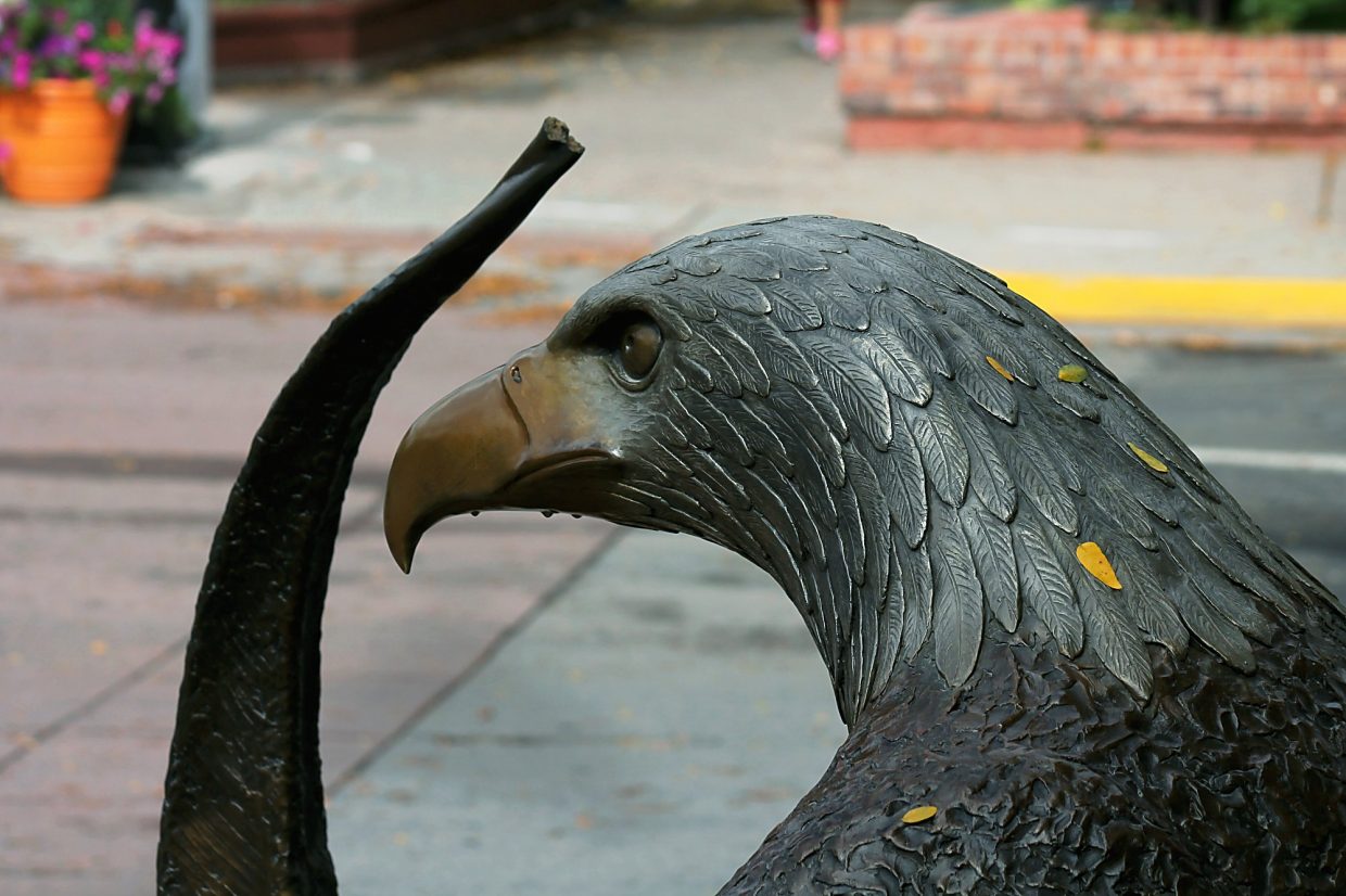 Feathers clipped from Glenwood eagle sculpture | PostIndependent.com