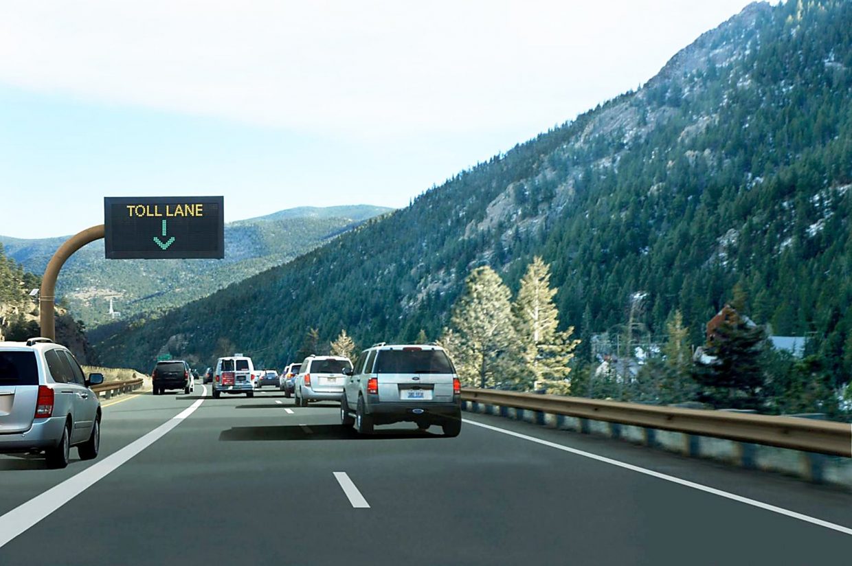 Colorado’s most expensive toll lane, the I-70 Mountain Express Lane, to ...