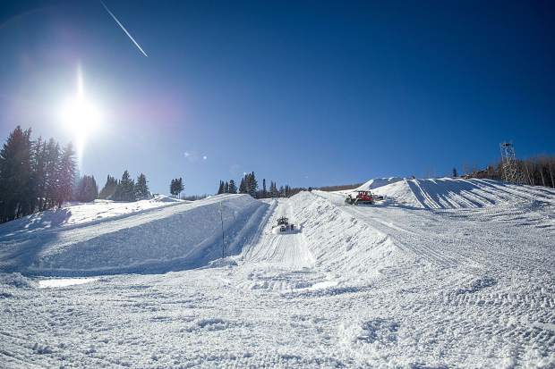 Crews crank to prep Buttermilk super pipe for holiday hordes, Winter X ...