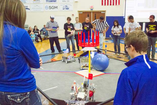 Photos and video: Teams compete in FIRST Tech Challenge robotics ...