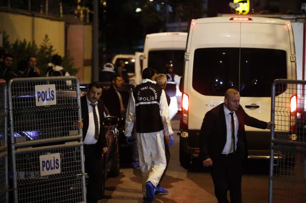 Forensics team searches Saudi Consulate over missing writer ...