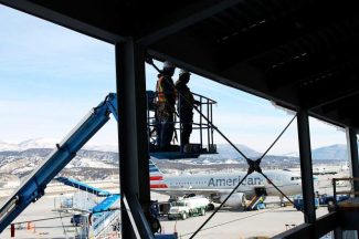 Eagle County Regional Airport terminal expansion nears halfway ...
