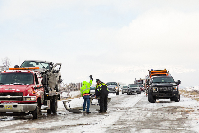 Photos from the Thursday morning accident that closed I-70 in Rifle ...