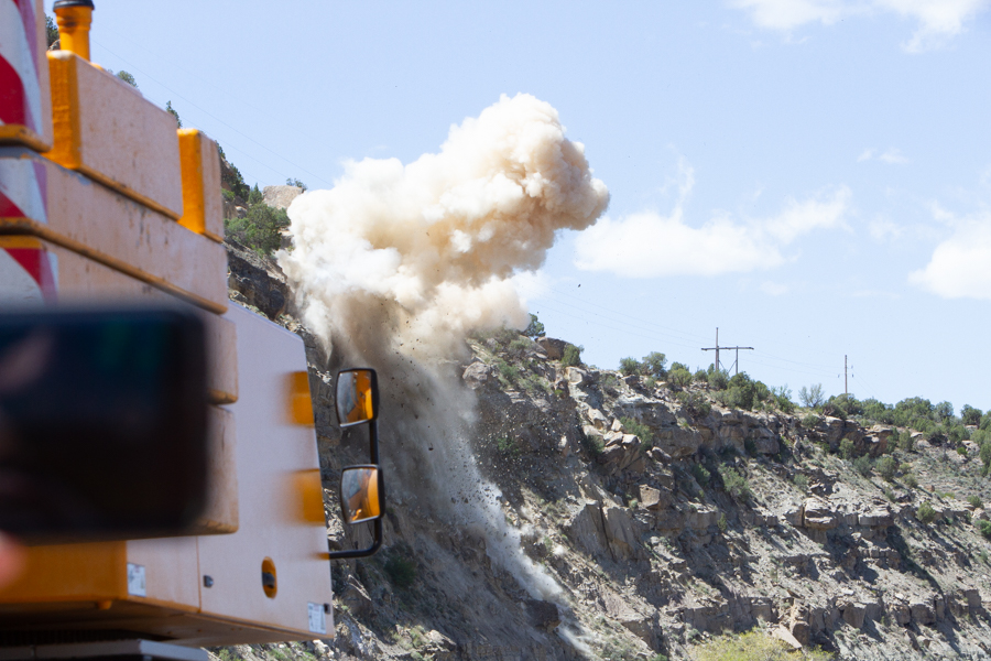 I-70 reopened after Sunday rockslide in DeBeque Canyon ...