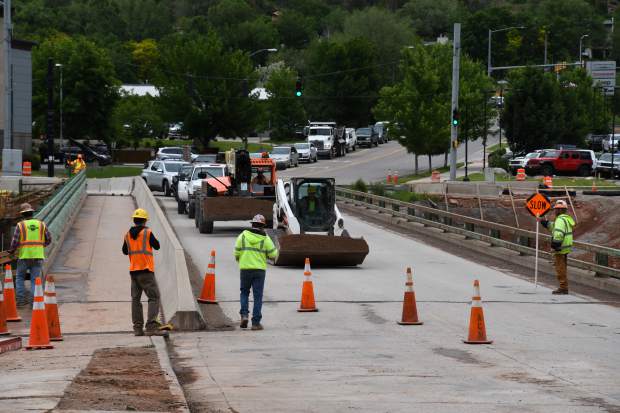 Night closures for pedestrian bridge water line work | PostIndependent.com