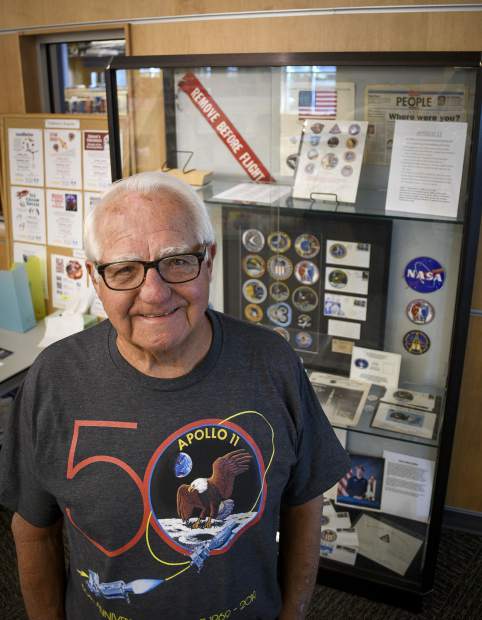 Former Kennedy Space Center engineer Tom Collins of Rifle commemorates ...