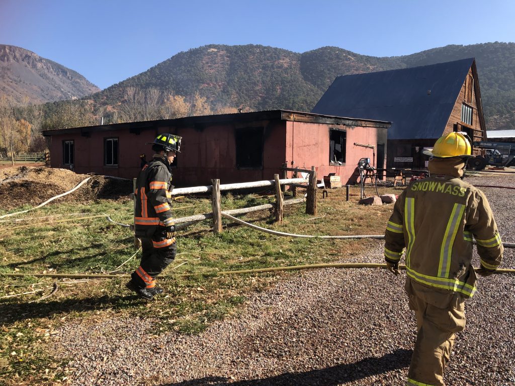 Basalt fire sends shells flying, destroys building | PostIndependent.com