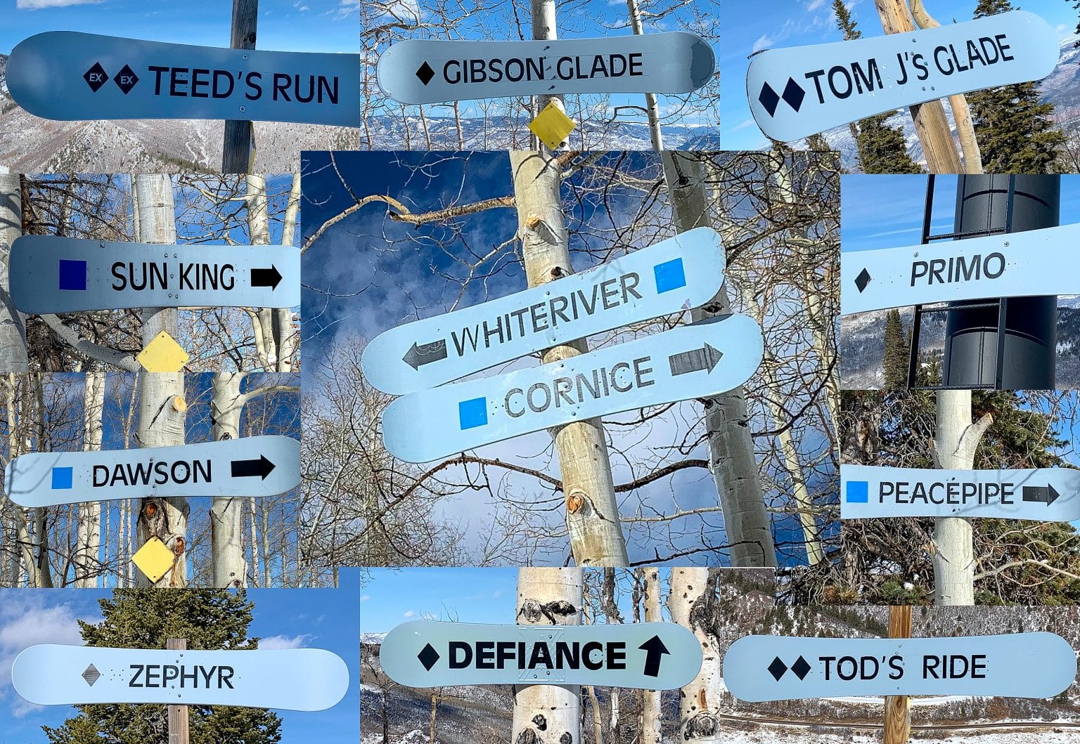Sunlight Trails — the stories behind the ski run names ...