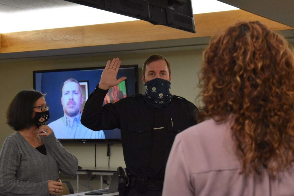 Former Citizen Telegram editor sworn in as Rifle police officer ...
