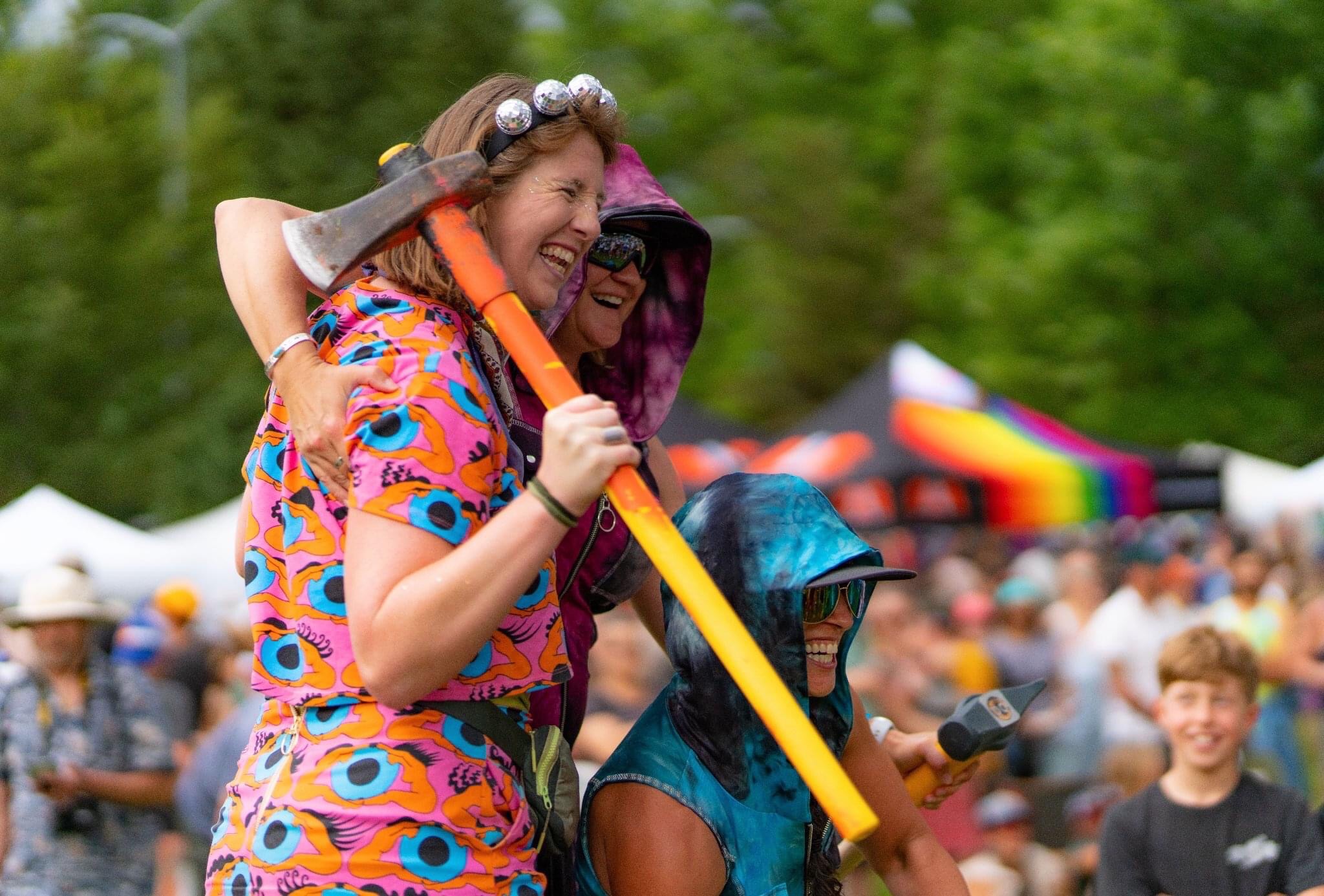 A new concept of womanhood: Testing strengths through wood splitting at ...