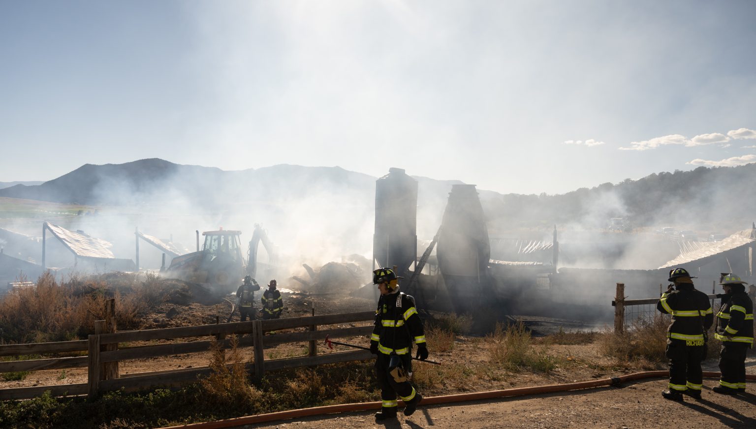 PHOTOS: Firefighters battle structure fire near Harvey Gap State Park ...
