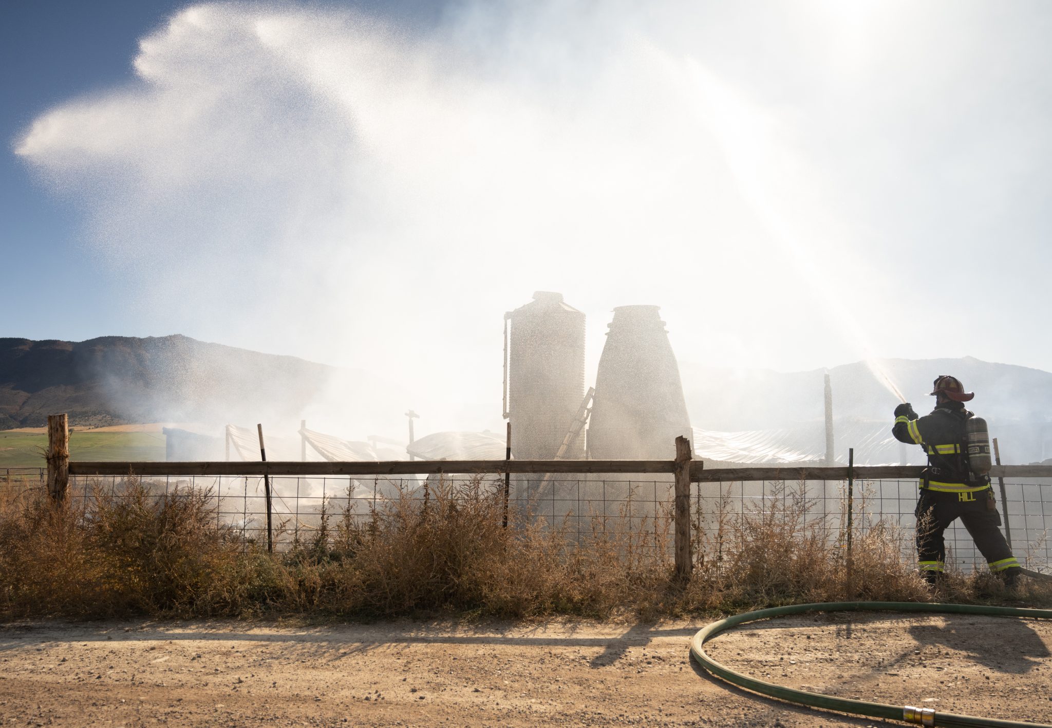 PHOTOS: Firefighters battle structure fire near Harvey Gap State Park ...