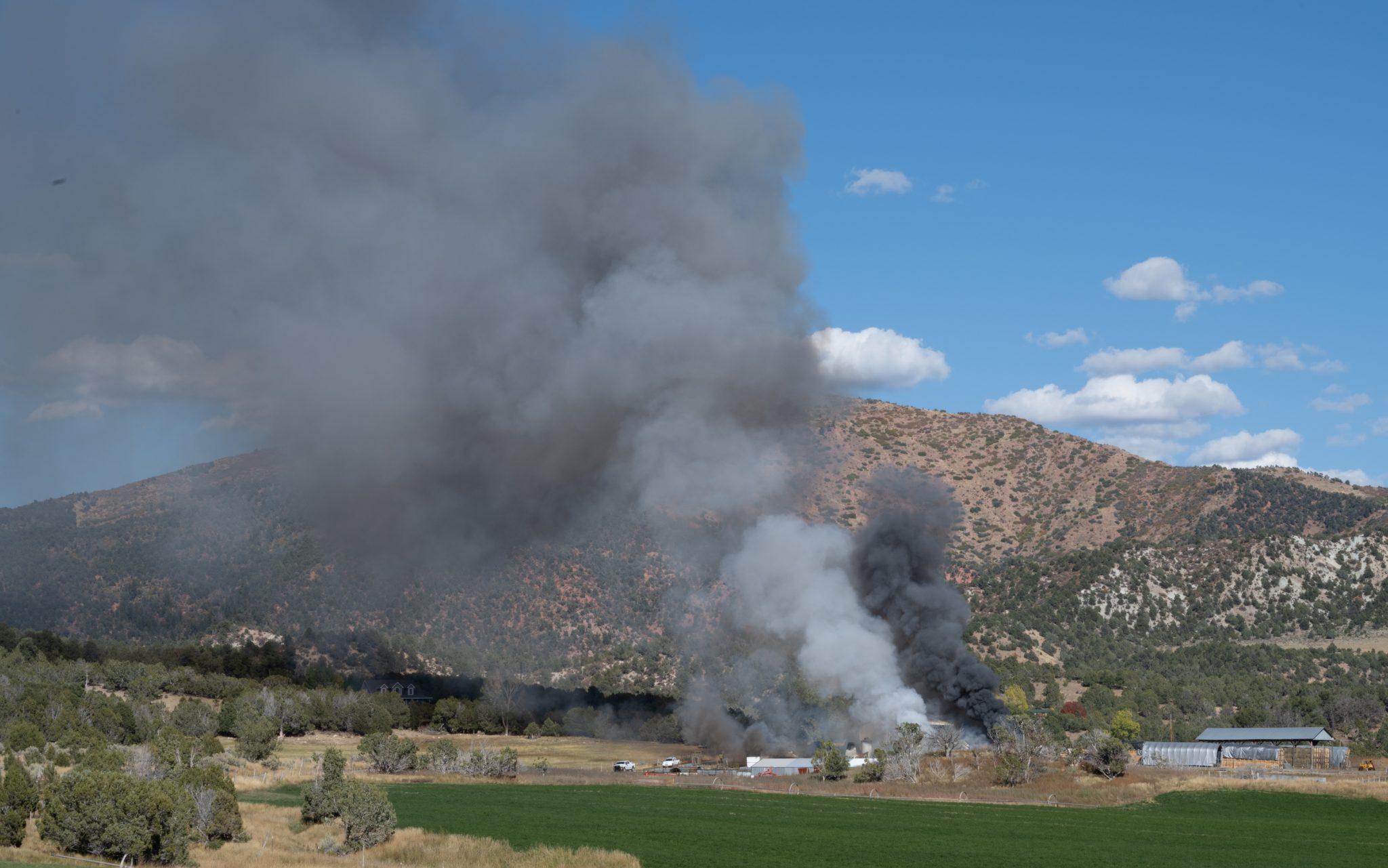 PHOTOS: Firefighters battle structure fire near Harvey Gap State Park ...