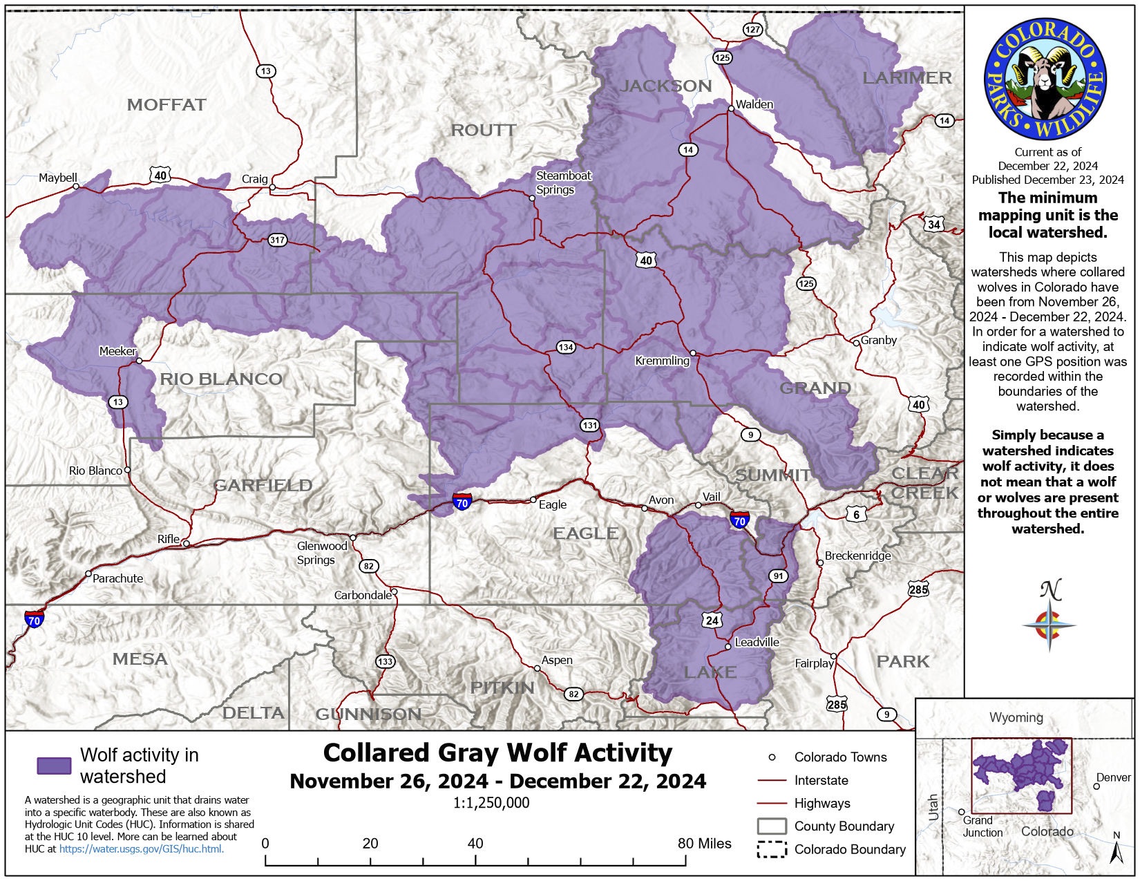 Here’s where Colorado’s gray wolves traveled in December ...