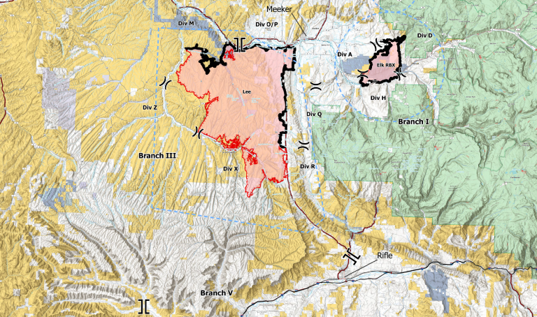 Rain slows Elk and Lee fires; Colorado Highway 13 reopens with ...