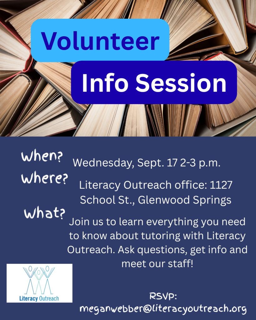 Literacy Outreach seeks volunteers to tutor Garfield County adults ...