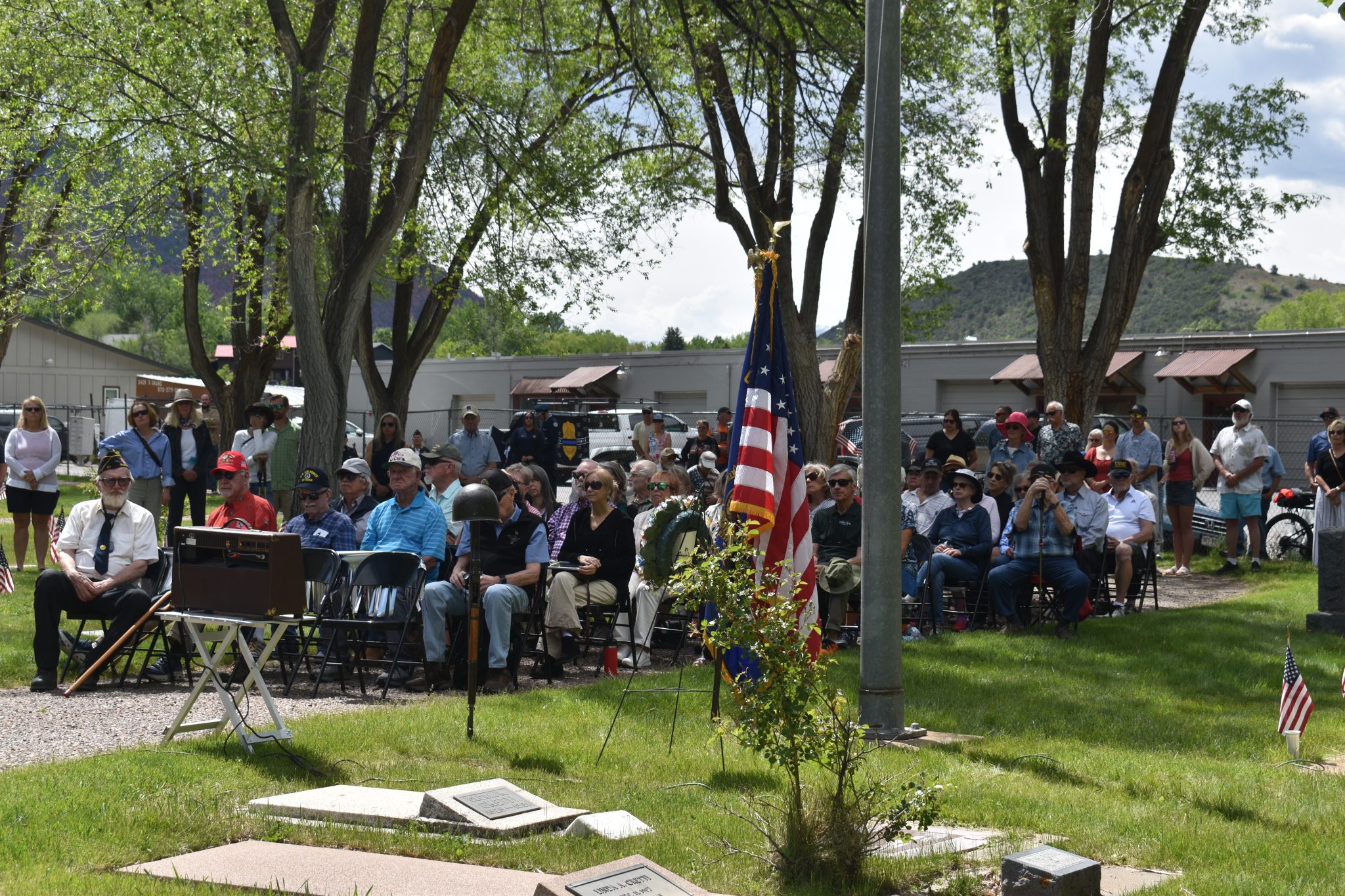 PHOTOS: Flags, flowers and remembrance at Rosebud Cemetery ...