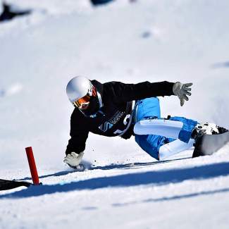 Local snowboard racer Steven MacCutcheon thanks God, good luck and hard ...