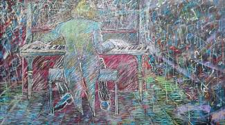 Local artist Brett Riggin simultaneously follows his passions for art ...
