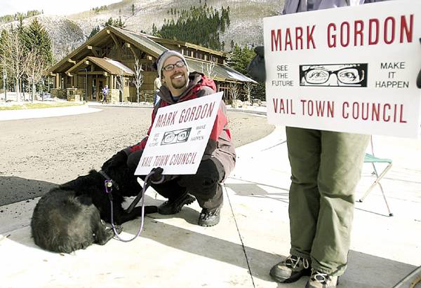 Mark Gordon keeps his drive for a seat on the Vail Town Council in high ...