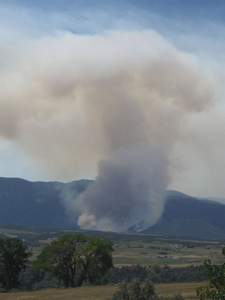 Fire burning west of Rifle | VailDaily.com