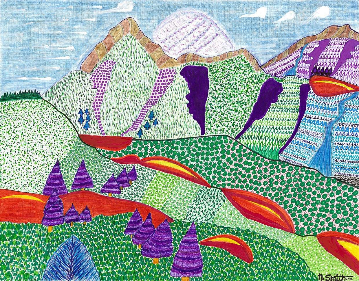 Photo: Art exhibit at Vail library features work of local artist Nate ...