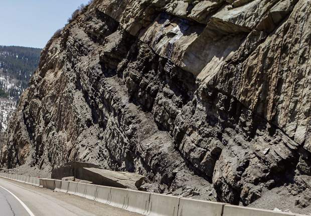 CDOT aiming to remove 25-ton boulder from road shoulder in Dowd ...
