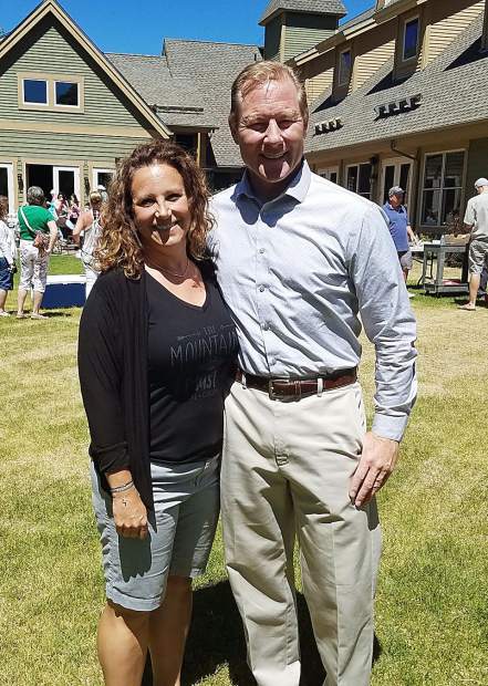 Eagle River Presbyterian Church Pastor Rob Wilson midway through ...