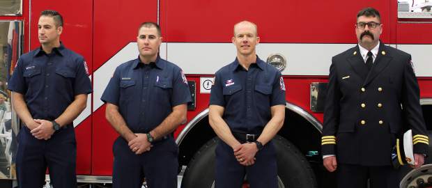 Eagle River Fire District honors four firefighters honored with ...