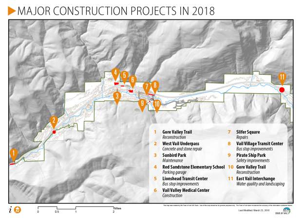 Town of Vail to host weekly meetings to share spring/summer 2018 ...