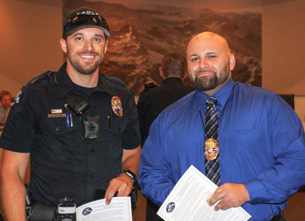 Eagle police officers Scriver and Hinton honored for keeping woman ...