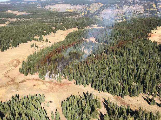 Crews holding Indian Pass Fire to just a few acres in Flat Tops ...