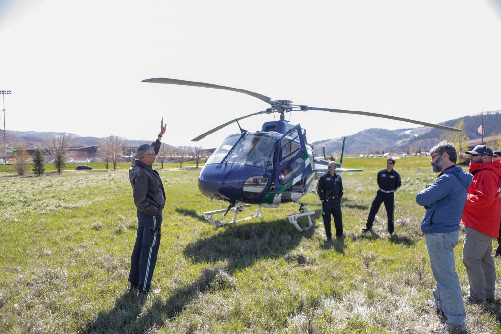 Vail Mountain Rescue and Eagle County paramedics train with helicopter ...