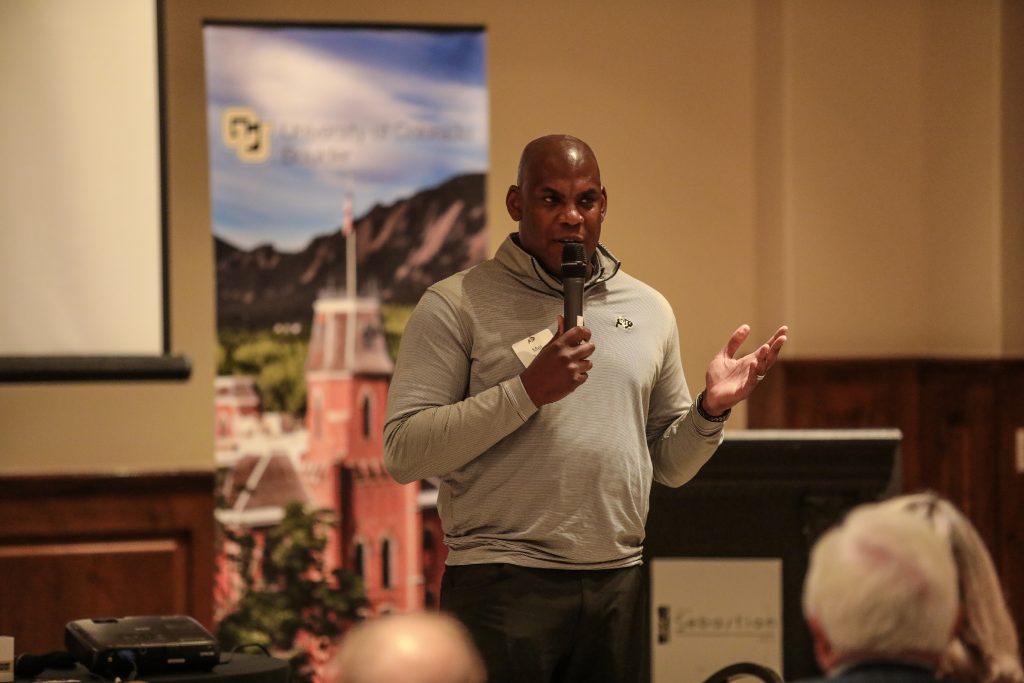 New CU football coach Mel Tucker stops in Vail to drum up support for ...