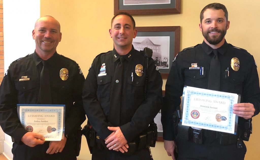 Two Eagle police officers pull two back from opioid overdose deaths ...