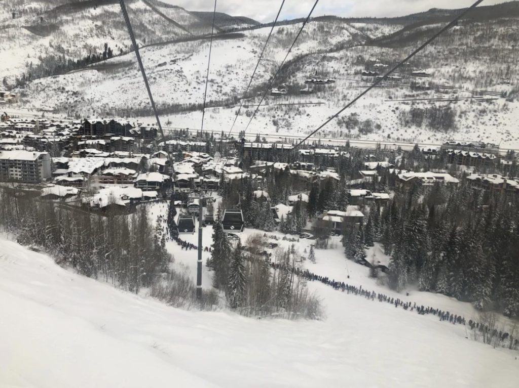 Lift line woes continue at Vail following historic powder conditions ...