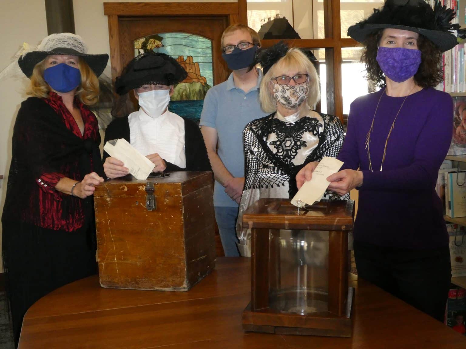 Historic ballot box patented in 1884 on display at Eagle Public Library ...
