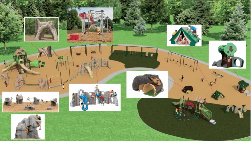 Eagle County adds new features to Freedom Park playground design ...