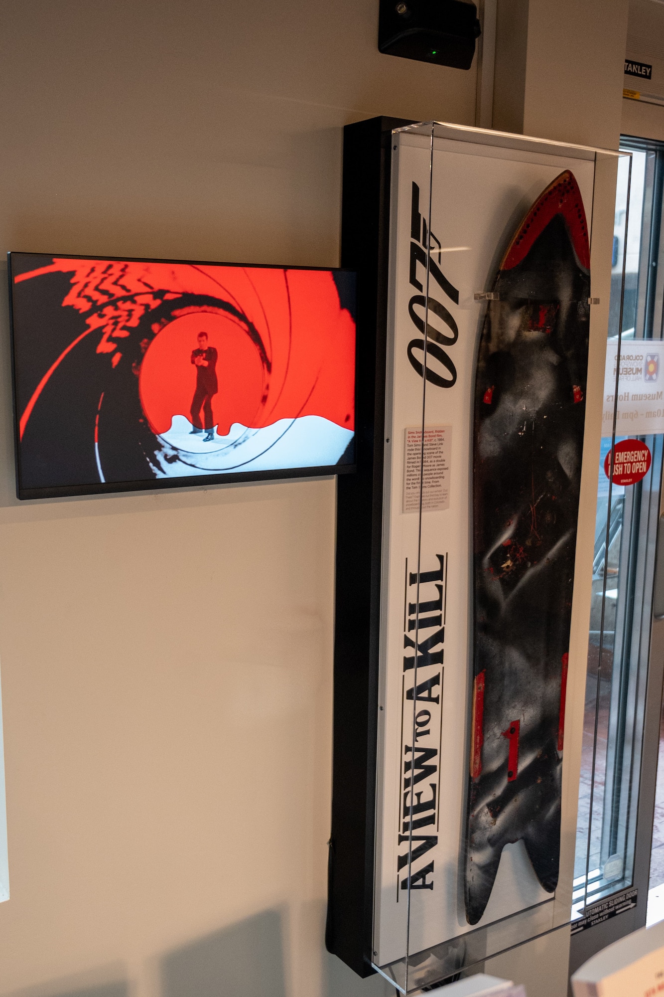 James Bond’s snowboard is at the Colorado Snowsports Museum | VailDaily.com
