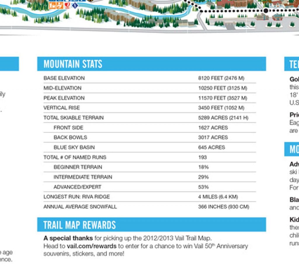 Vail brings back physical trail maps for those who love them ...